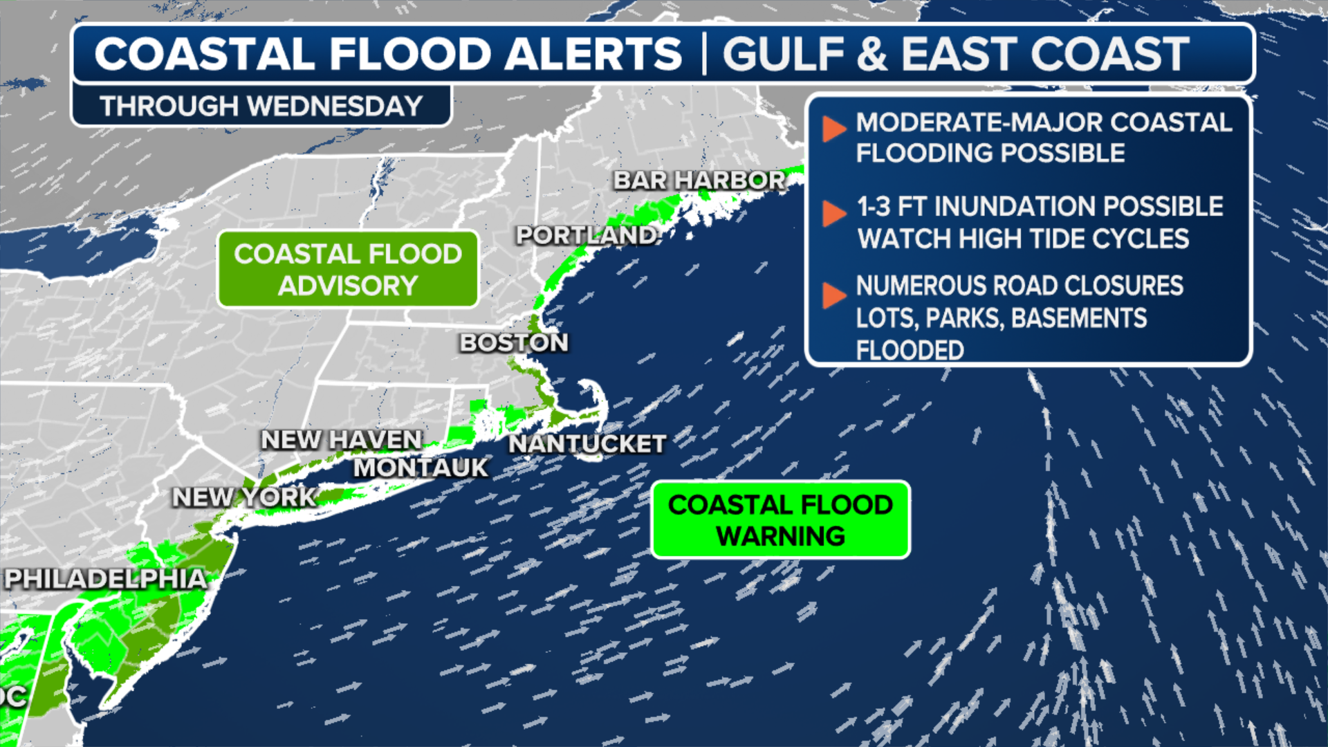 Widespread power outages, flooding threaten I-95 corridor as storm hits ...